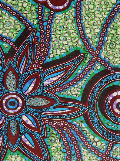 GWB365 | Sea Blue | Getzner Wagambari Brocade | Empire Textiles