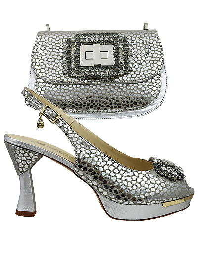 MTB497 | Silver | Marta Fabi | Shoes & Bag